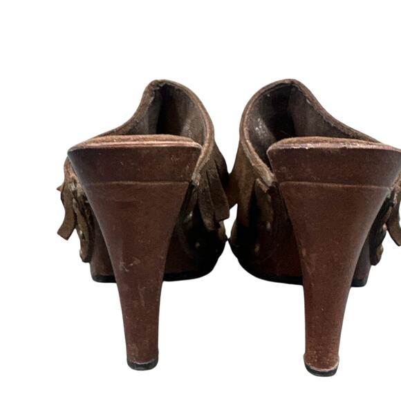 Candie's | Shoes | Vtg Candies Pump Heels 9 Clog Mule 9s Y2k Suede ...